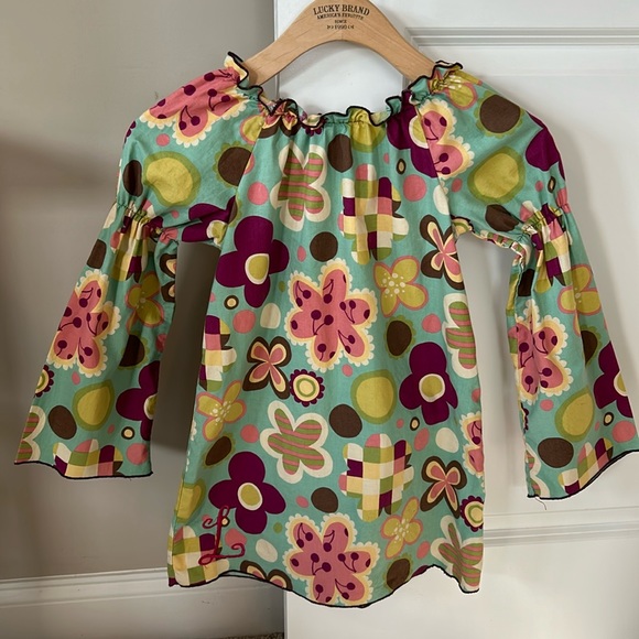 Lolly Wolly Doodle | Dresses | Lolly Wolly Doodle Mod Flower Print ...